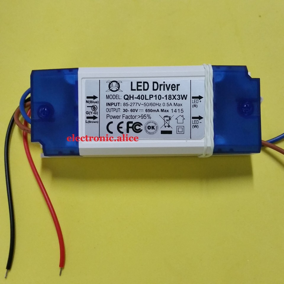 85-265V 600mA-650mA LED Driver Convertor Transformer Ceiling Light Power Supply | eBay