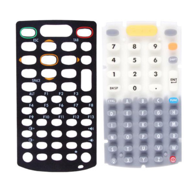 48-Key Keypad & Keypad Overlay For Symbol Motorola MC3000 MC3070 MC3090 ...
