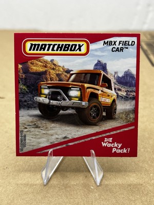 Matchbox Sonic Wacky Pack Sticker Single - MBX Field car | eBay