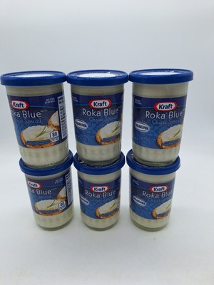 Lot of 6 Kraft Roka Blue Cheese Spread 5 oz Each Jar Best By 6/21/25 ...