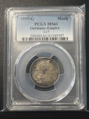 1899-G German 1 Mark PCGS MS61 | eBay