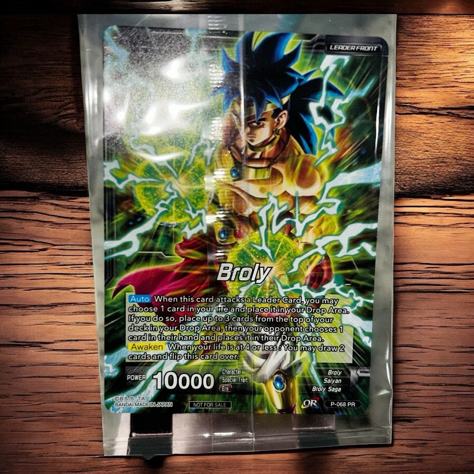 Dragon Ball Super DBS Broly Legend's Dawning Promo P-068 PR RARE New Sealed Card | eBay