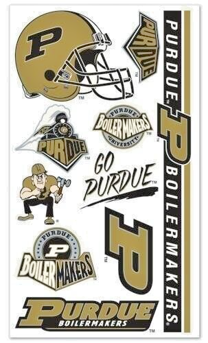 PURDUE BOILERMAKERS TEMPORARY TATTOOS SHEET NCAA WINCRAFT BRAND NEW | eBay