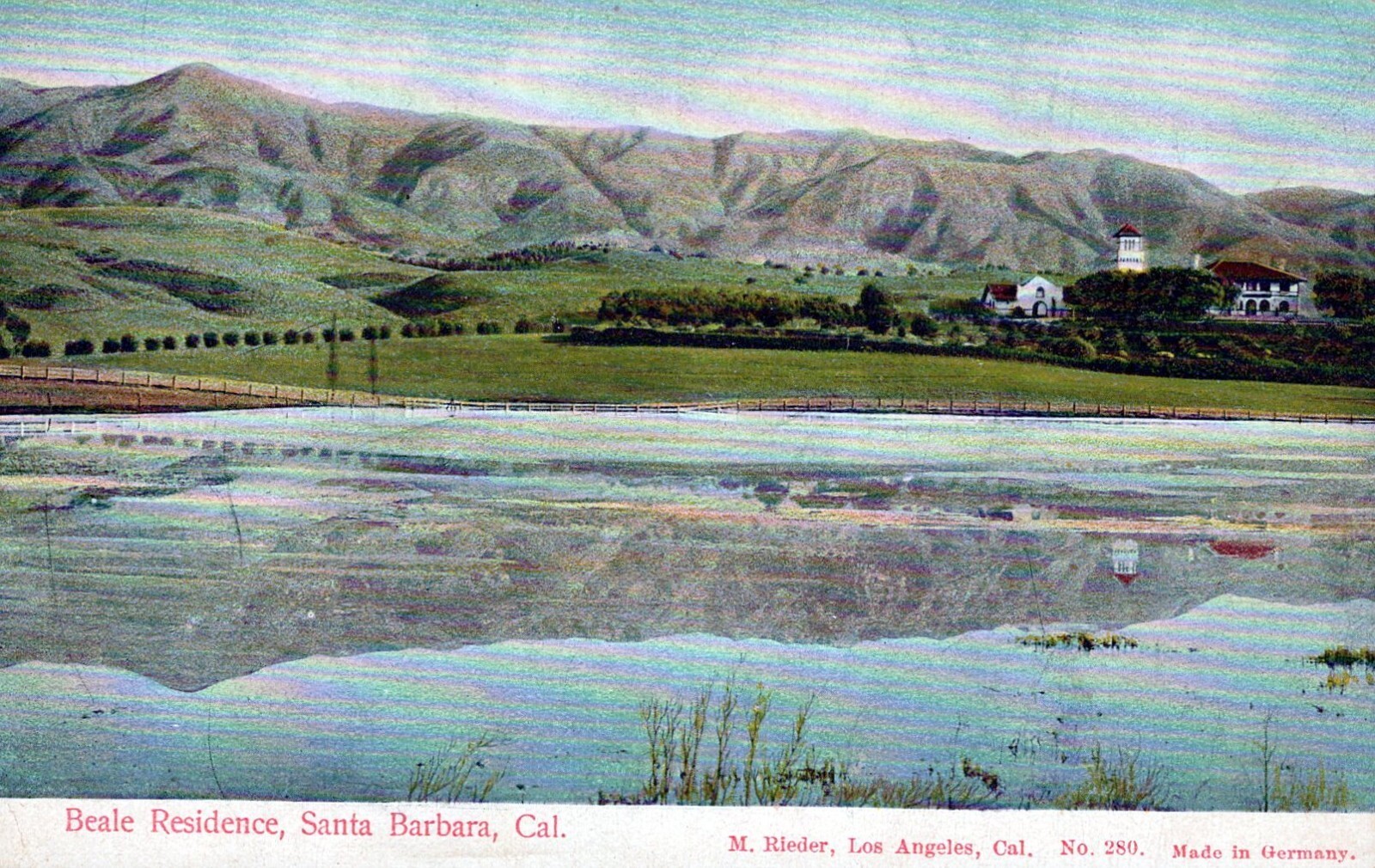 Santa Barbara California Beale Residence Postcard | eBay