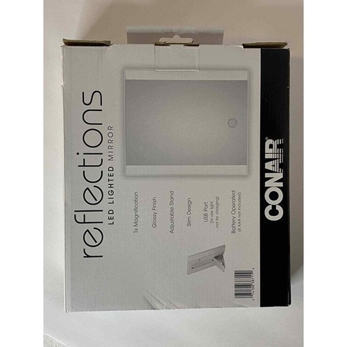 Conair Reflections Makeup Mirror LED Lighted Collection 1X Slim On The ...