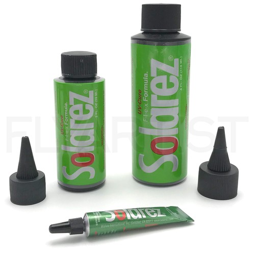 SOLAREZ UV RESIN - Fly Tying UV Cure Thin Thick Flex Formula 3 Sizes ...