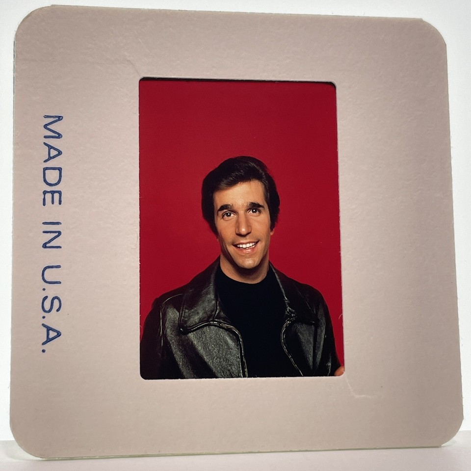 35mm Slide Henry Winkler as The Fonz on Happy Days TV Show Vintage ...