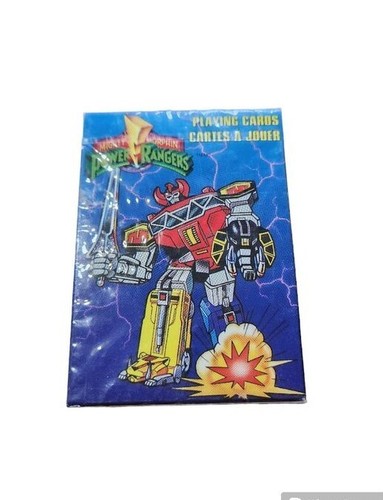 Vintage 1994 Mighty Morphin Power Rangers Playing Cards in Original Box ...