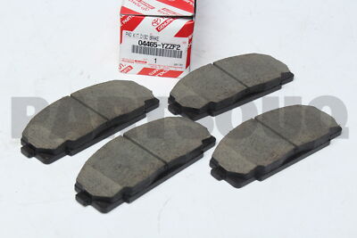 04465YZZF2 Genuine Toyota BRAKE PAD KIT 04465-YZZF2 | eBay