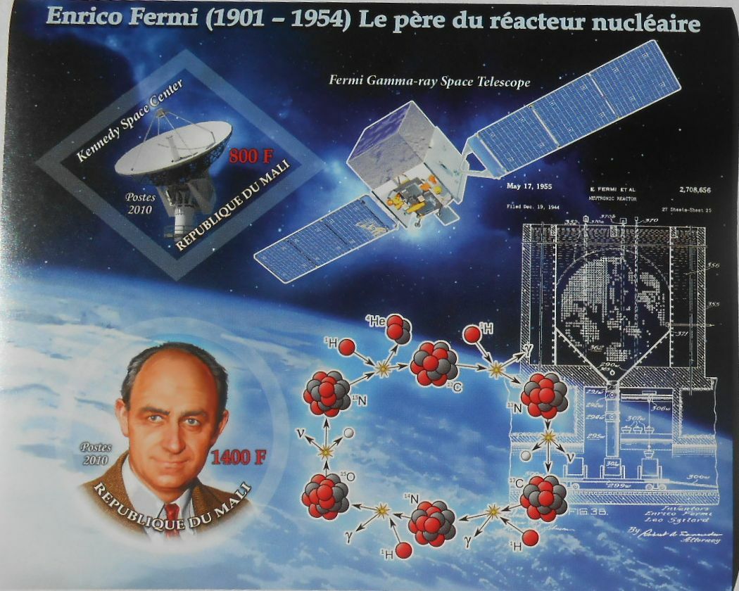 Enrico Fermi nuclear reactor Space Telescope Satellite Lollini #ML1003 ...