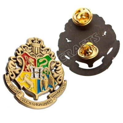 Wizarding World of Harry Potter - Hogwarts Crest Emblem Pin Badge | eBay