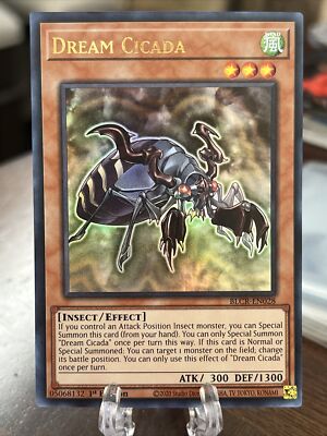 Yugioh Dream Cicada - BLCR-EN028 - Ultra Rare - 1st Edition | eBay