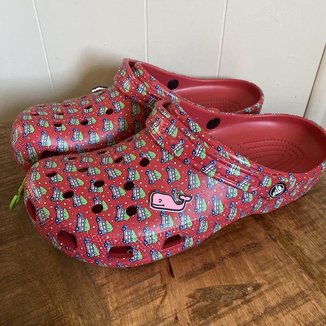 Vineyard Vines x Crocs Classic Clog Men’s Size 11 Collab w/ Whale ...