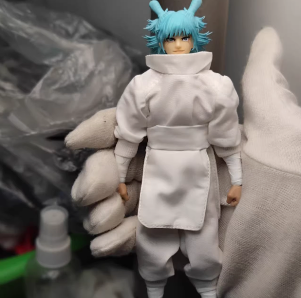 1/12 Custom White Cloth Gown For 6'' Kashimo Hajime Action Figure Body ...