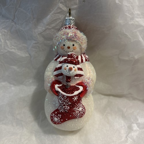 Patricia Breen 2004 Snowman Red Stocking Snowflake Jack in Box #2441 5 ...