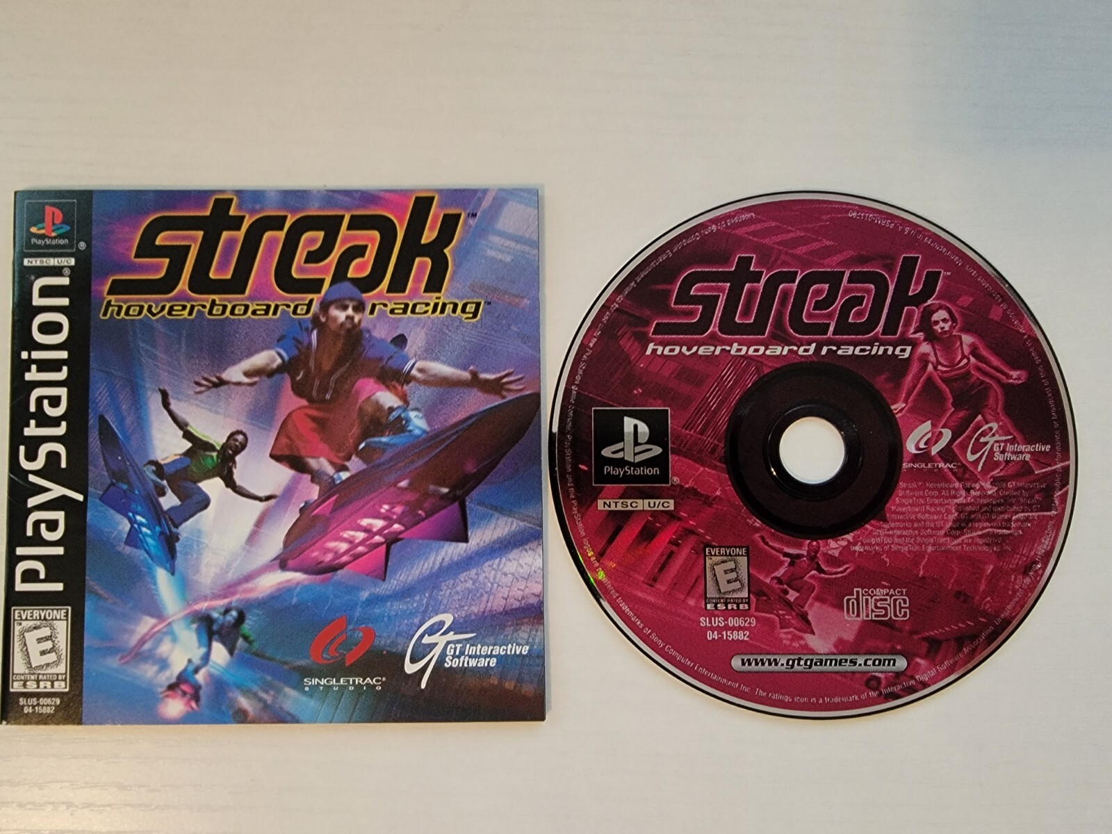 Streak: Hoverboard Racing (Sony PlayStation 1, 1998) Complete with Reg ...
