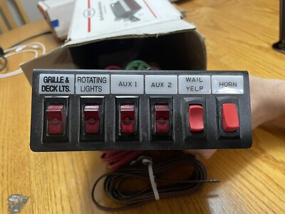 SHO-ME Six Position Switch Box with Backlighted Legends (05.6040) USED ...