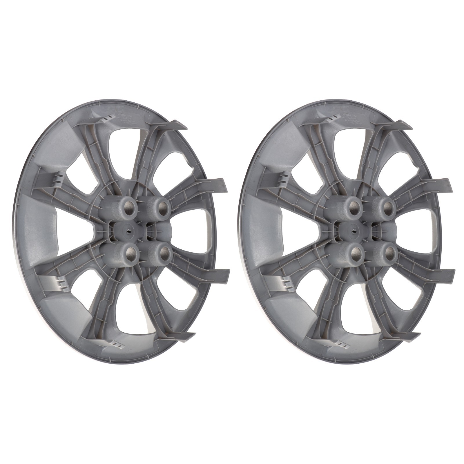 OEM NEW 15" Wheel Cover Hub Cap Set of 2 Silver w/Kia Logo 12-17 Rio ...