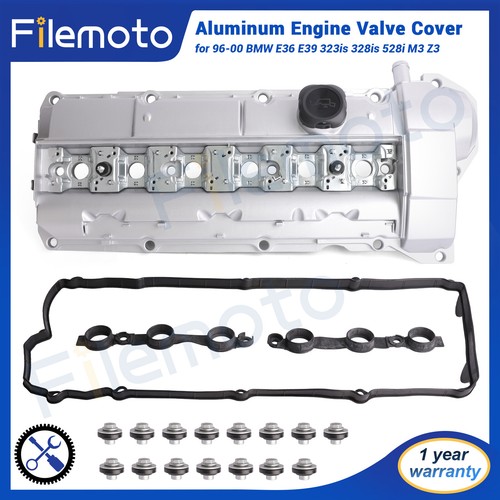 Aluminum Valve Cover for 96-00 BMW E36 E39 323is 328is 528i M3 Z3 ...