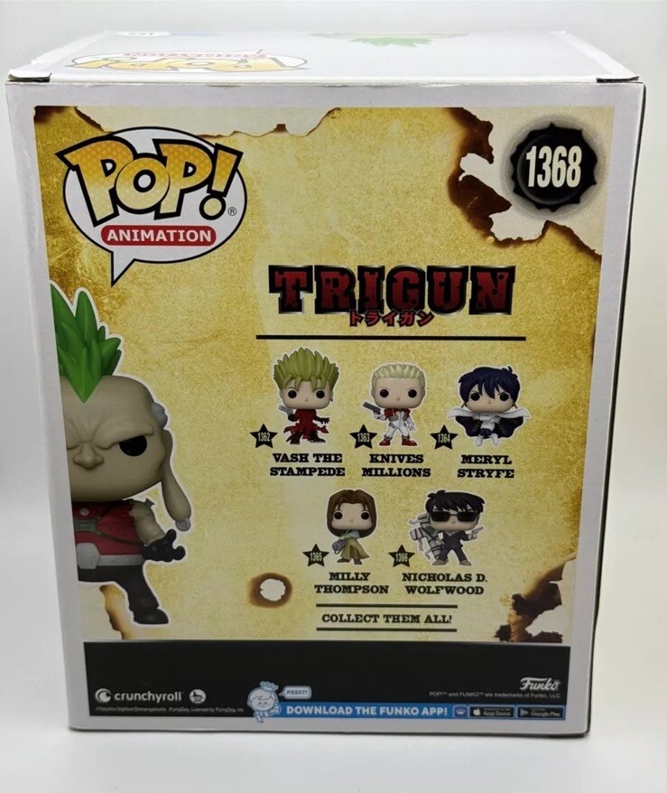 Funko Pop! Vinyl Super 6": Trigun - Descartes - GameStop (GS ...