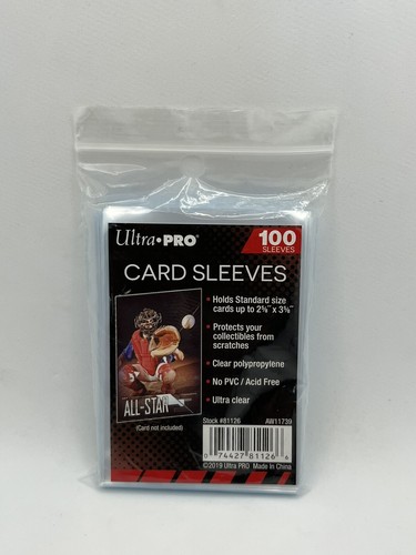 100 Ultra Pro Soft Penny Standard Card Sleeves Sports Gaming FREE ...