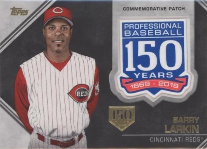 2019 Topps - 150th Anniversary Commemorative Patch Barry Larkin #AMP-BL ...