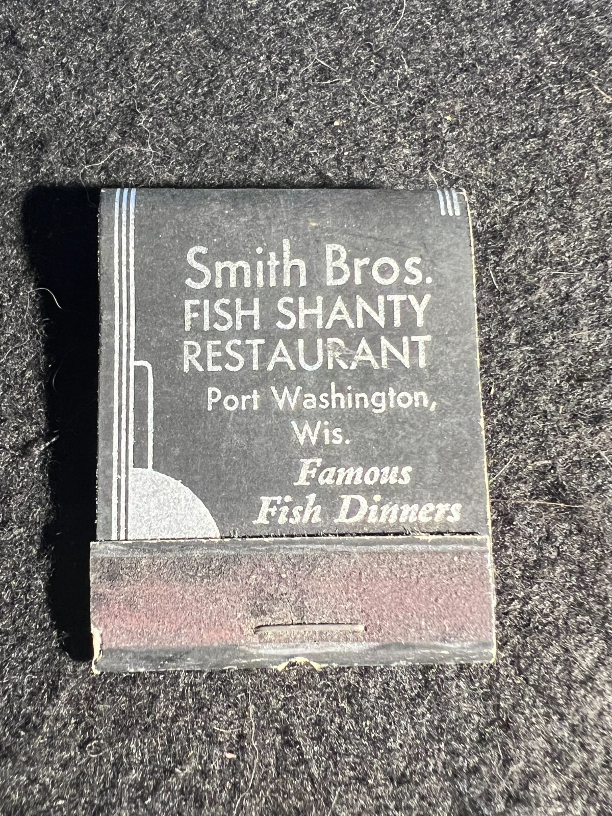 VINTAGE MATCHBOOK - SMITH BROS. FISH SHANTY - PORT WASHINGTON, WI ...