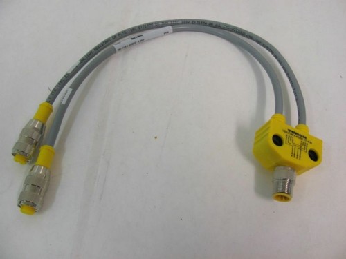 Lot of (2) Turck VB2-FSM 4.4/2RK 4T-0.3/0.3 Sensor/Switch Splitter ...