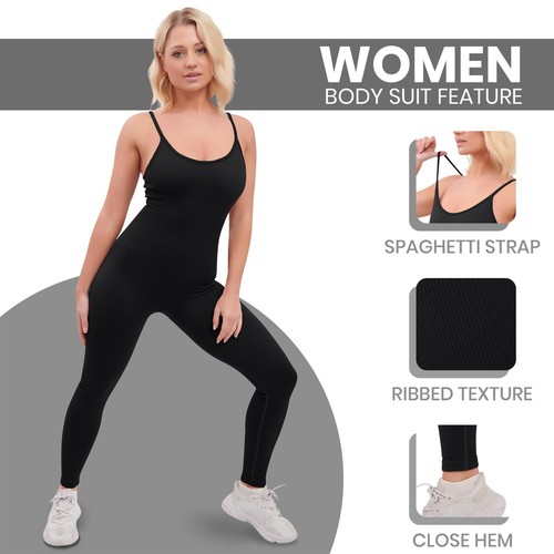 Women’s full body tummy control unitard Seamless bodysuit Firm body ...