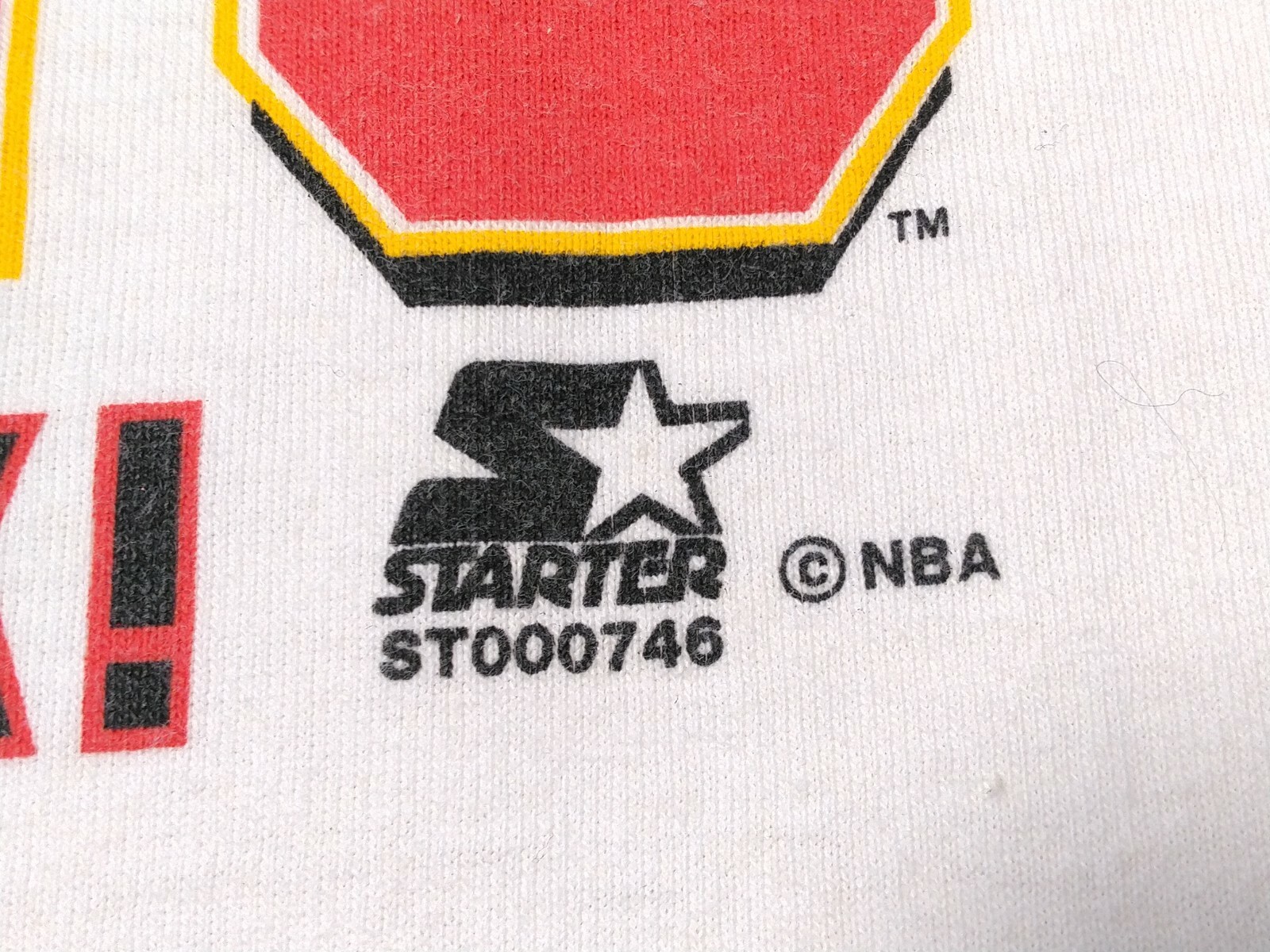 HOUSTON ROCKETS 1995 NBA Champions STARTER Vintage T-… - Gem