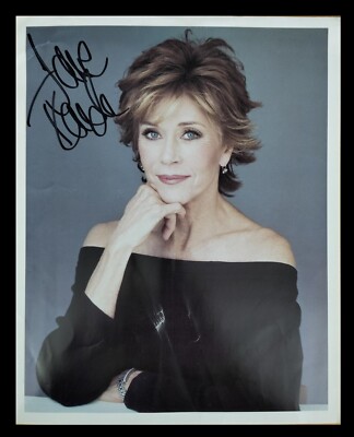 115. SIGNED 10"X8" PHOTO JANE FONDA , AMERICAN ACTRESS . | eBay
