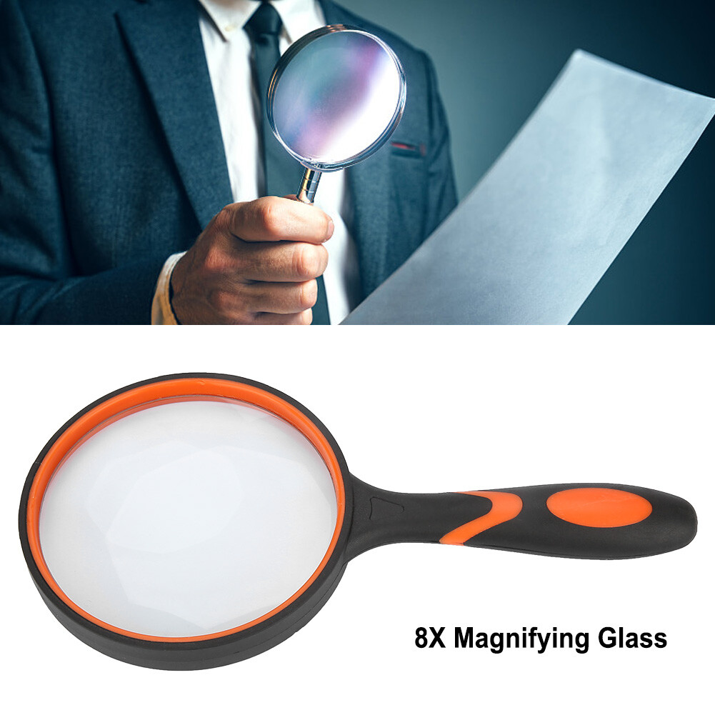 Reading Assist Tool Magnification 8X Handle Magnifier For Newspaper ...