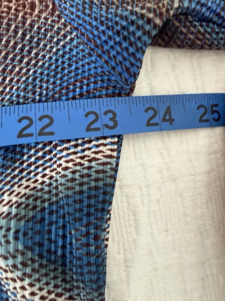 Vintage 1990's POSITANO optical art pattern poly pleat shirts/Made in ...