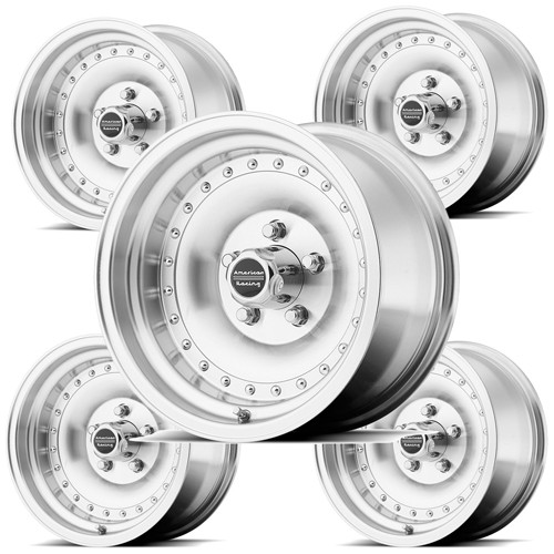 (5) American Racing AR61 Outlaw I 15x10 5x4.5" -38 Machined Wheels Rims ...