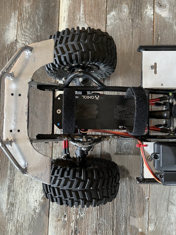 Axial Original SCX10 Custom All Welded Steel Dual Motor Mount Two Speed ...