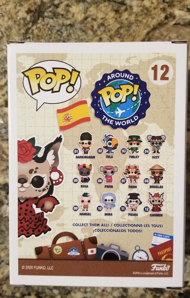 Funko Pop! Around the World: Carmen Funko Shop Exclusive #12 Spain | eBay