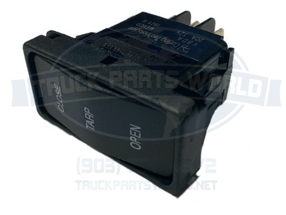 Dump Truck Tarp Rocker Switch,12V, Double Momentary, Tarp Switch 13979 ...