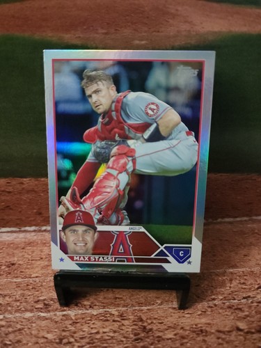 2023 Topps Series 1 Baseball Max Stassi Rainbow Foil #85 Los Angeles ...