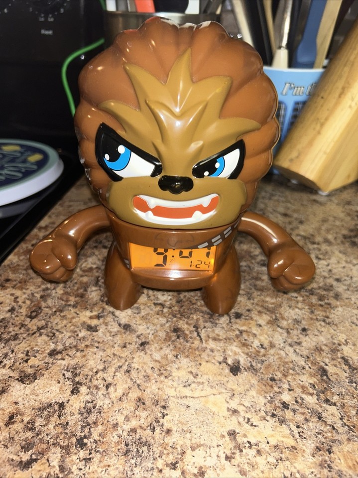 Star Wars Bulb Botz Chewbacca Digital Alarm Clock 7in WORKS | eBay