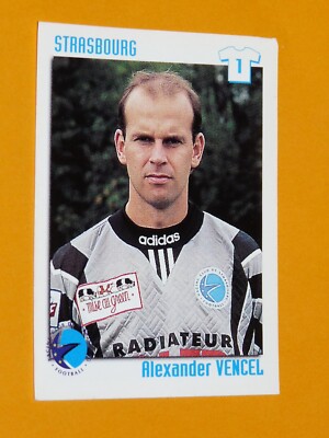 #340 VENCEL RC STRASBOURG MEINAU PANINI FRANCE FOOT 99 FOOTBALL 1998 ...