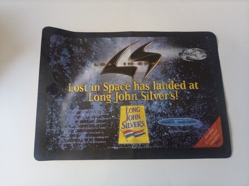 1998 Lost In Space Long John Silvers Paper Placemat | eBay