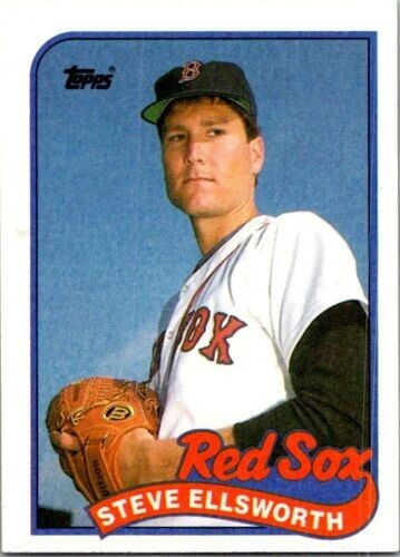 1989 Topps #299 Steve Ellsworth Pitcher Boston Red Sox FREE shipping | eBay