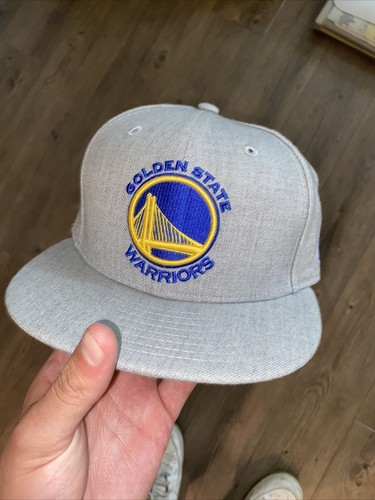 New Era Golden State Warriors Cap Hat 7 1/4 Fitted Gray 59FIFTY NBA ...