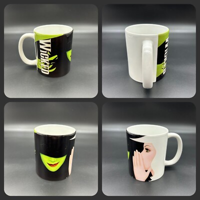 Broadway Musical Wicked 2013 Two Faces Coffee Mug Ceramic | eBay