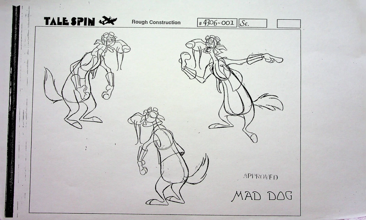 Talespin Mad Dog