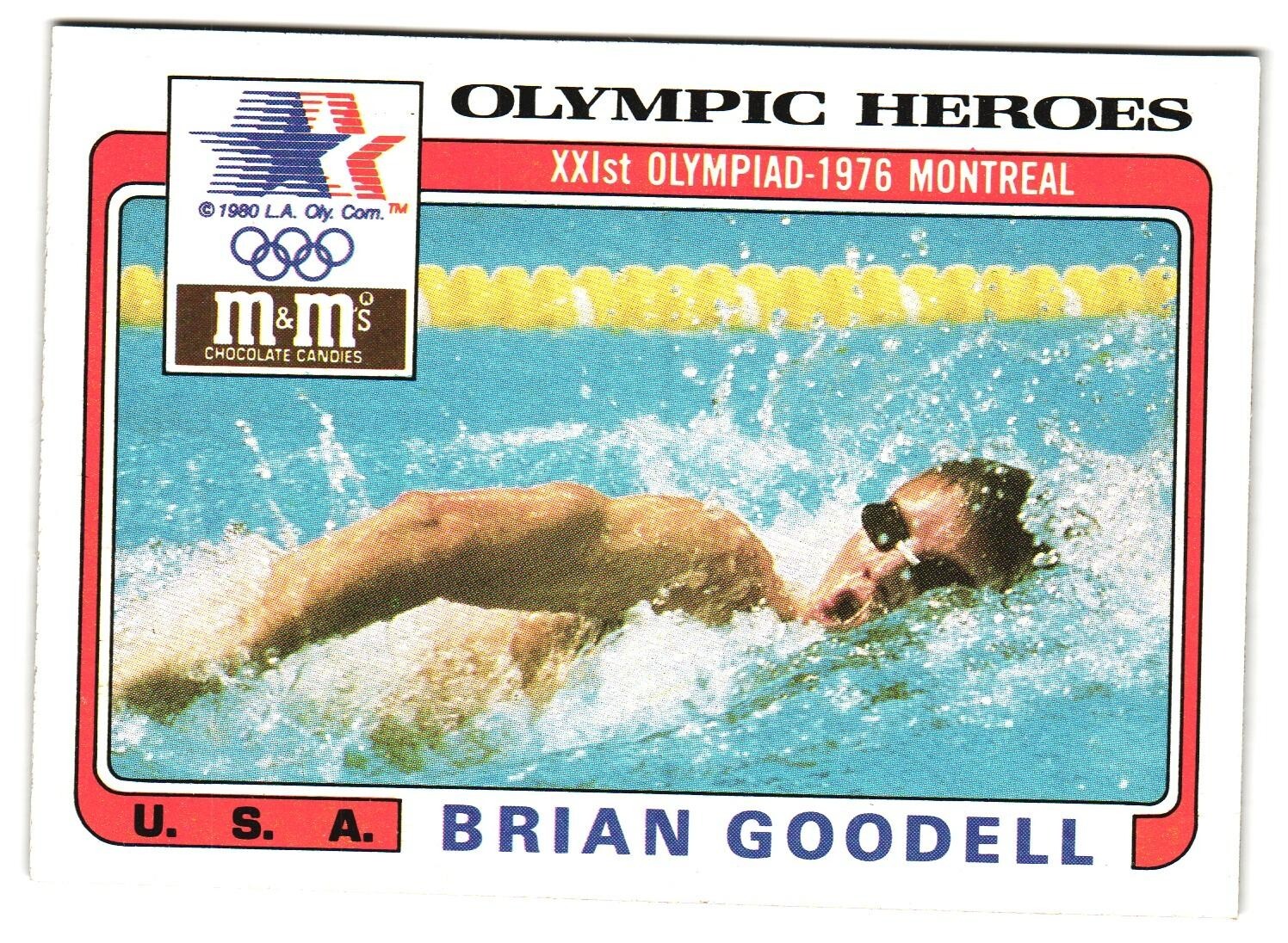 Brian Goodell 1983 M&M Co. 1980 Olympic Trading Card #18 | eBay