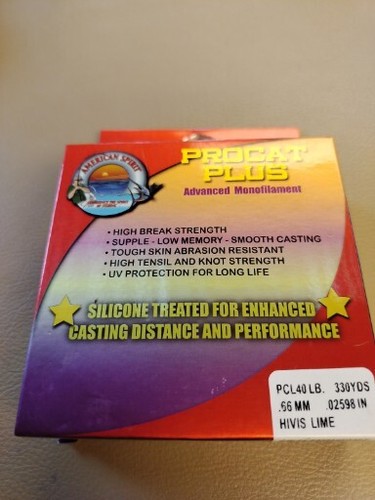 Pro Cat Plus Advanced Monofilament 40 Lb Line | eBay