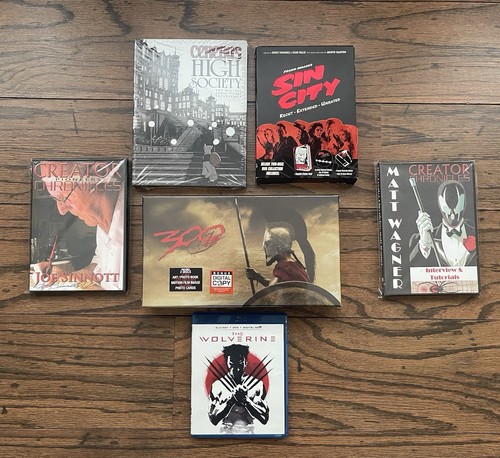 Comic DVD Blu Ray Lot 6 Movie Documentary Creator Chronicles Signed 300 ...