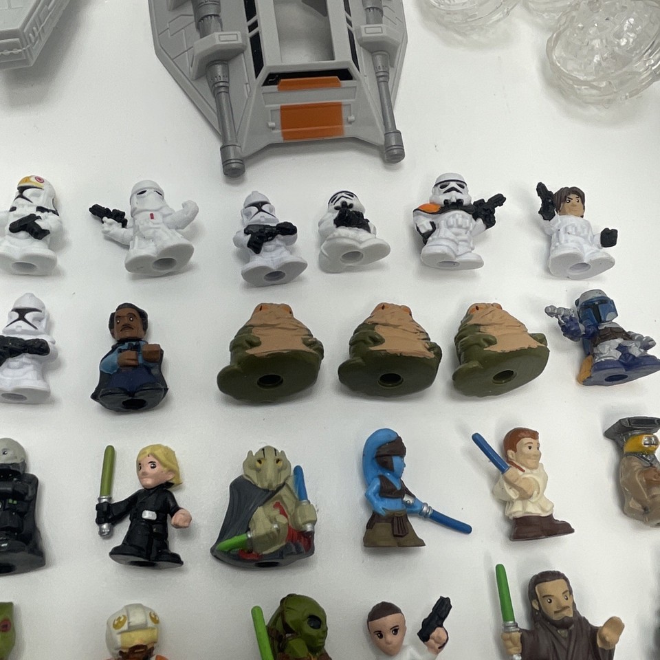 STAR WARS FIGHTER PODS MICRO MINI FIGURES HASBRO LOT 75 Micro Force ...