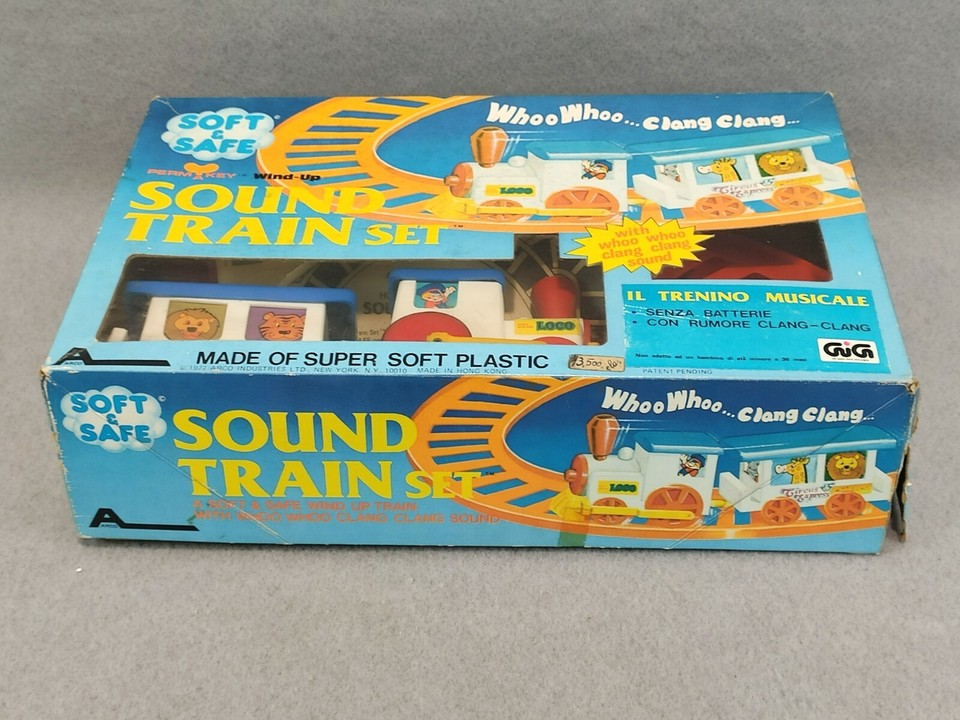 Sound Train Set Battery Operated Gig Vintage Wind Up | eBay